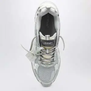 OFF-WHITE™ Be Right Back" Silver Sneakers