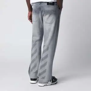OFF-WHITE™ Washed Cotton Denim Jeans
