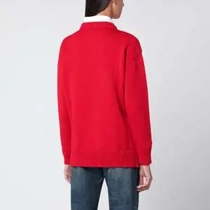 Prada Wool Sweater With Bow Detail