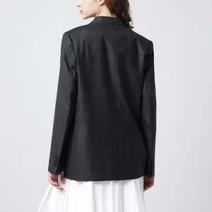 Prada Double-breasted Wool Jacket With Check Pattern And Belt