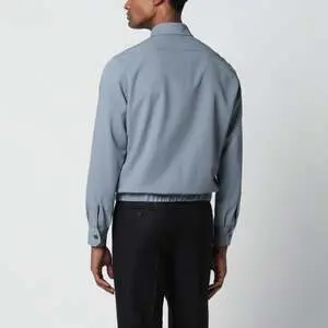 LARDINI Virgin Wool Shirt Jacket