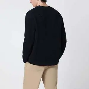 Maison Kitsuné Navy Cotton Fox Head Cardigan