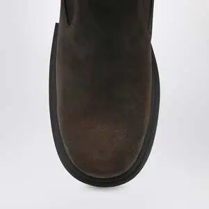 Rick Owens Suede Chelsea Boots