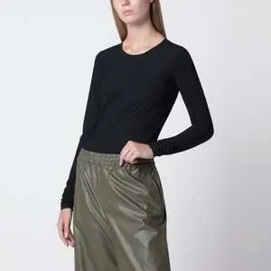MAISON MARGIELA Crew-neck Long-sleeve Bodysuit - Black