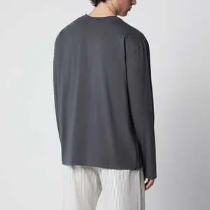 TEKLA Black Washed Long-sleeve T-shirt