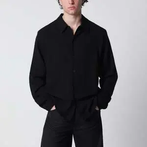 Séfr Sense Wool-blend Crêpe Shirt