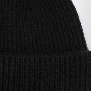 Destin Cashmere Blend Beanie - Black