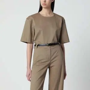 THELATEST Short-sleeve Cotton Top