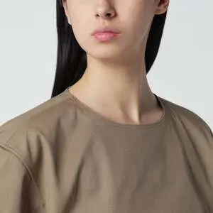 THELATEST Short-sleeve Cotton Top