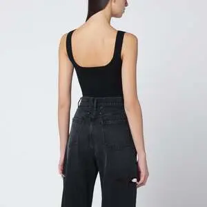 ENTIRE STUDIOS Viscose-blend Top - Black