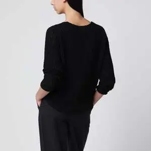 DUNST Loose-knit Cotton-blend Top