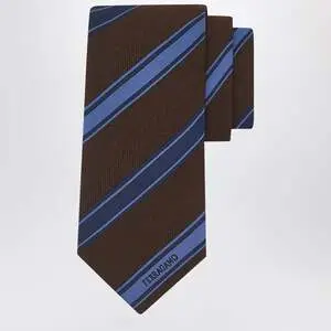 FERRAGAMO Regimental Jacquard Tie - Multicolor