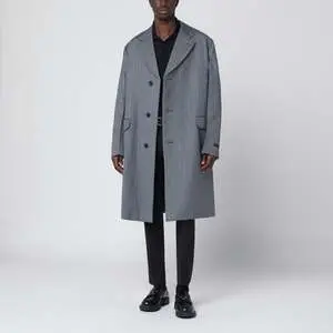 Prada Single-breasted Virgin Wool Coat