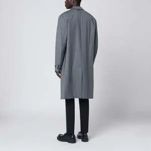 Prada Single-breasted Virgin Wool Coat