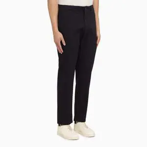 DEPARTMENT 5 Navy Cotton Trousers - Blue