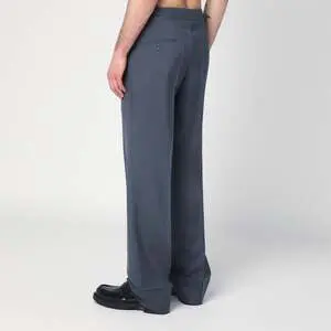Prada Wide Leg Aviator Mohair And Silk Trousers