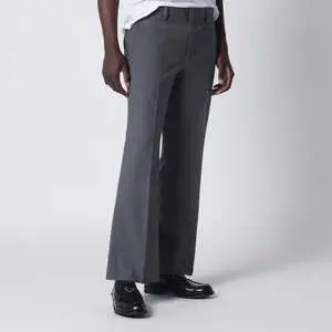 Prada Flared Virgin Wool Trousers