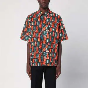 Prada Multicoloured Cotton Print Shirt