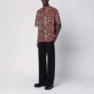 Prada Multicoloured Cotton Print Shirt