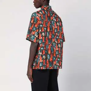 Prada Multicoloured Cotton Print Shirt