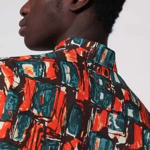 Prada Multicoloured Cotton Print Shirt