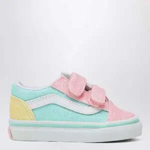 VANS Glitter Sneakers With Side Stripe And Waffle Sole - Multicolor