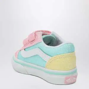 VANS Glitter Sneakers With Side Stripe And Waffle Sole - Multicolor