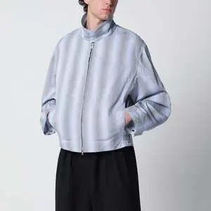 Dries Van Noten Textured Striped Zip Jacket