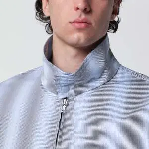 Dries Van Noten Textured Striped Zip Jacket