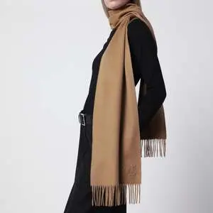 Max Mara Camel-colored Cashmere Scarf - Brown