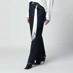 DARKPARK Carpenter Jeans With Detachable Chain - Blue