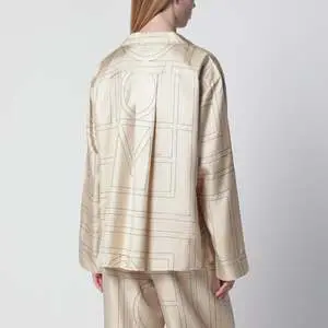 TOTEME Silk Monogram Shirt