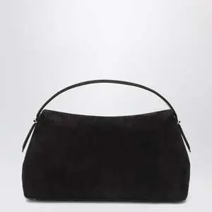 TOTEME Suede T-lock Handbag - Brown
