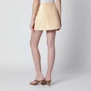 COURREGES Vinyl Mini Skirt - Orange