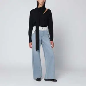 Sacai Two-tone Denim Jeans