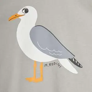 MINI RODINI T-shirt With Seagull Print