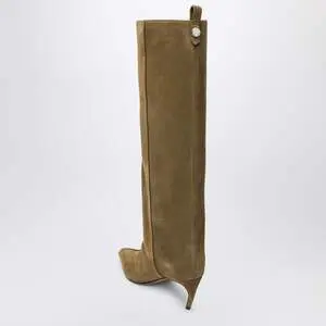 Attico Lea Military High Boot - Green