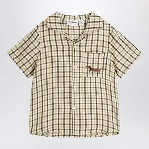 MINI RODINI Checked Organic Cotton Shirt