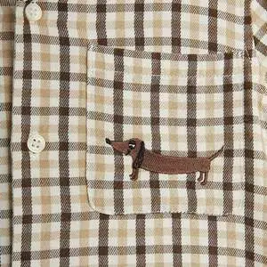MINI RODINI Checked Organic Cotton Shirt