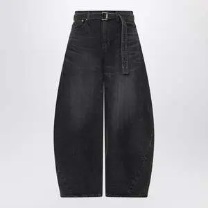 Sacai Wide-leg Denim Trousers