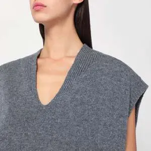 ROBERTO COLLINA V-neck Wool Vest