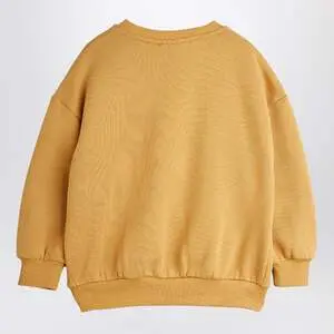 MINI RODINI Crewneck Sweatshirt With Dino Appliqu - Beige