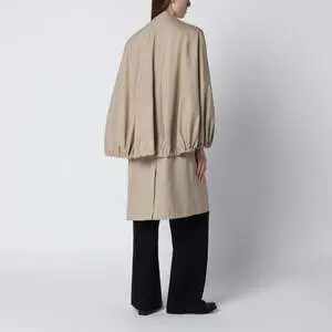 TOTEME Cotton Cape Coat - Beige