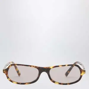 Miu Miu Acetate Geometric Sunglasses - Brown