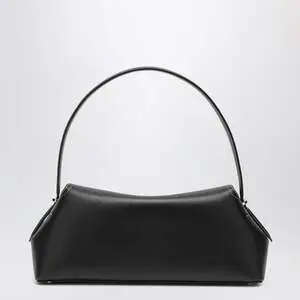TOTEME T-lock Bag In Grained Leather - Black