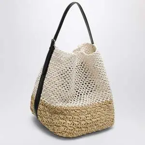 TOTEME Raffia Tote Bag - Beige