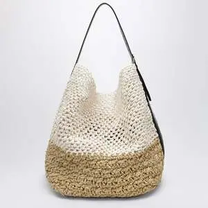 TOTEME Raffia Tote Bag - Beige