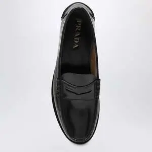 Prada Brushed Leather Loafers
