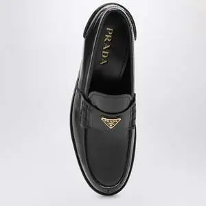 Prada Brushed Leather Loafers
