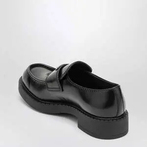 Prada Brushed Leather Loafers